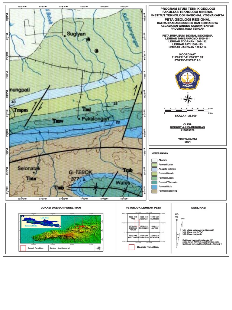Peta Geologi Regional | PDF