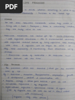 Life Process Handwritten Notes Class 10th | PDF