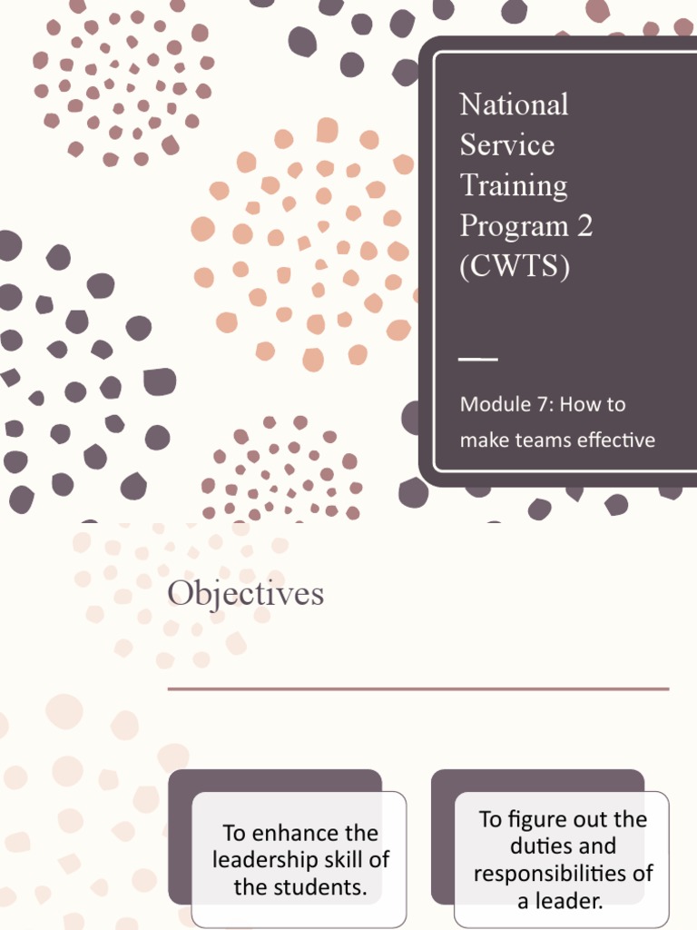 Student Leadership & Teamwork Guide | PDF | Experience | Leadership