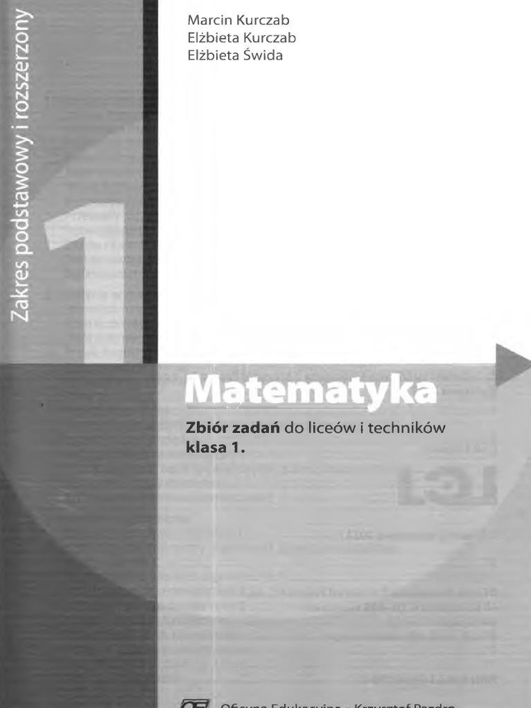 Matematyka - Zbiór Zadań 1 | PDF
