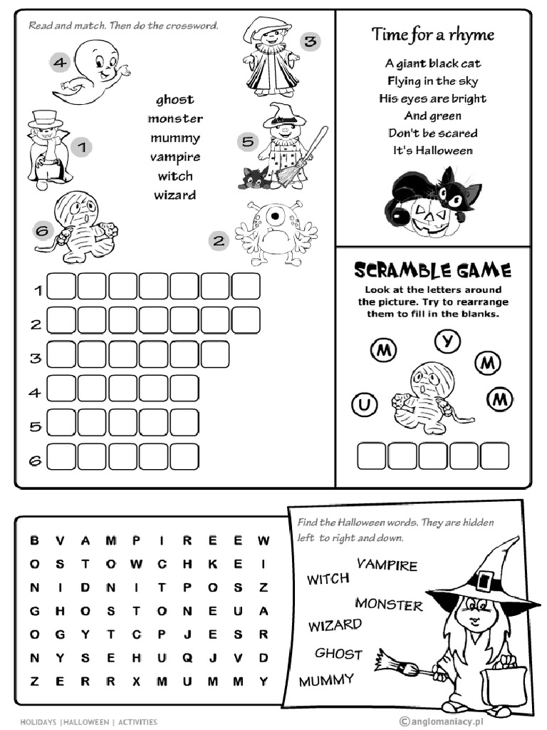 Halloween Abc Worksheets | PDF