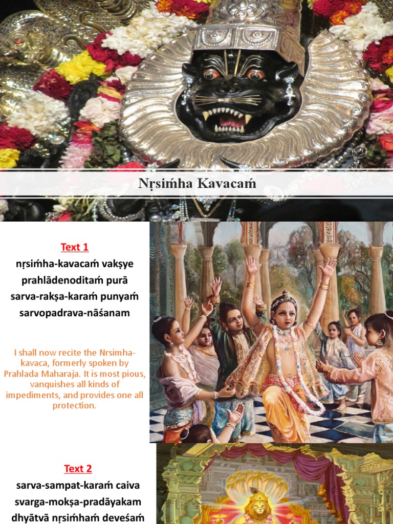 Nrsimha Kavacha | PDF | Hindu Gods | Hindu Mythology