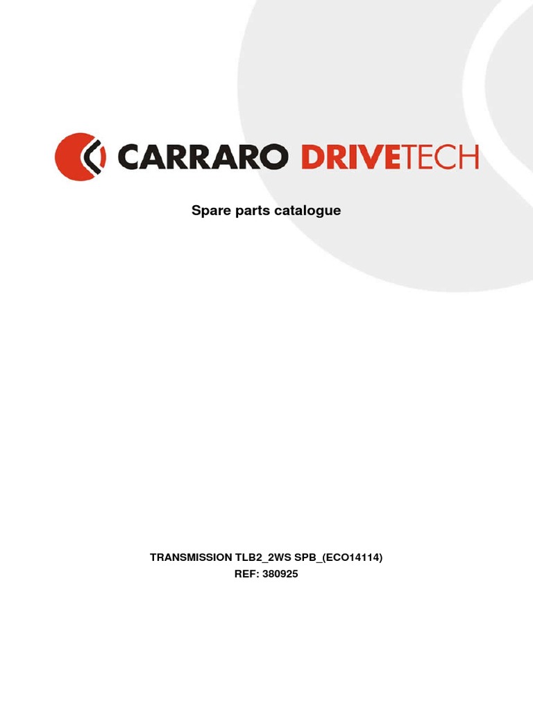 B90 B100 B110 TLB2 2WS SPB 380925 (Eco14114) | PDF | Clutch | Valve