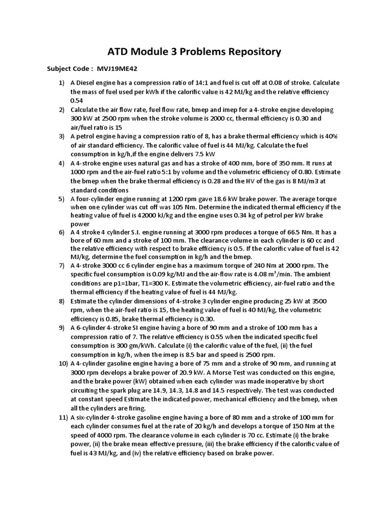 ATD Module3 Practice Problems | PDF