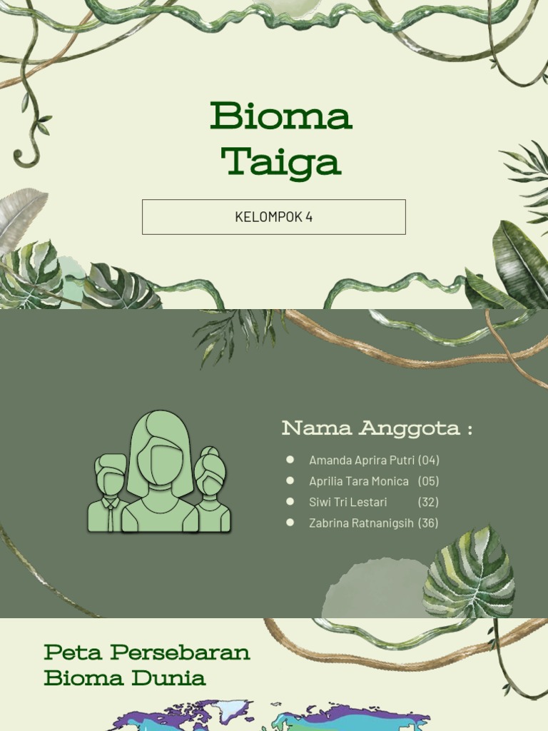 Bioma Taiga - Kelompok 4 | PDF