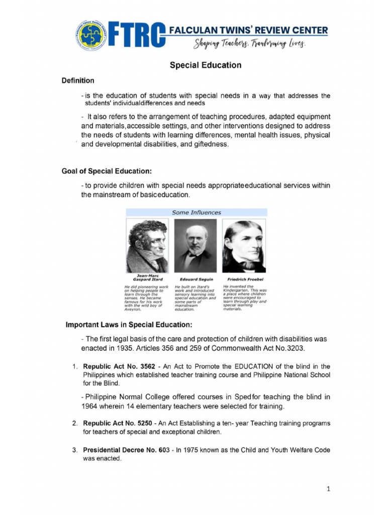 Special Education | PDF