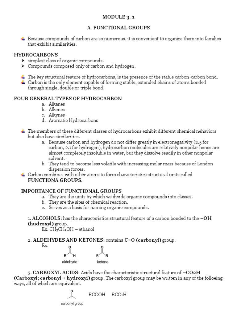 Module 3.1 - Alkanes | PDF | Functional Group | Isomer