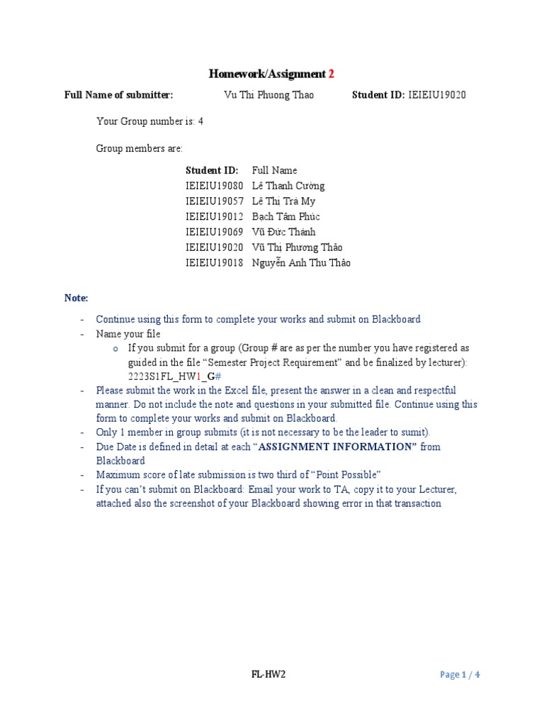 Group 4 - HW2 | PDF | Matrix (Mathematics) | Algorithms