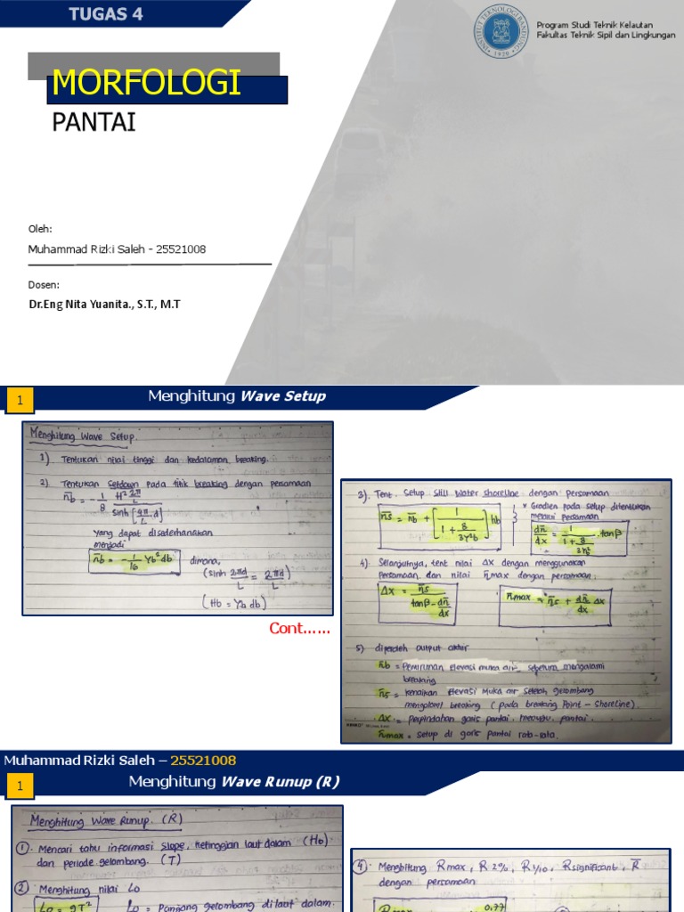 Tugas 4 Morfologi Pantai | PDF