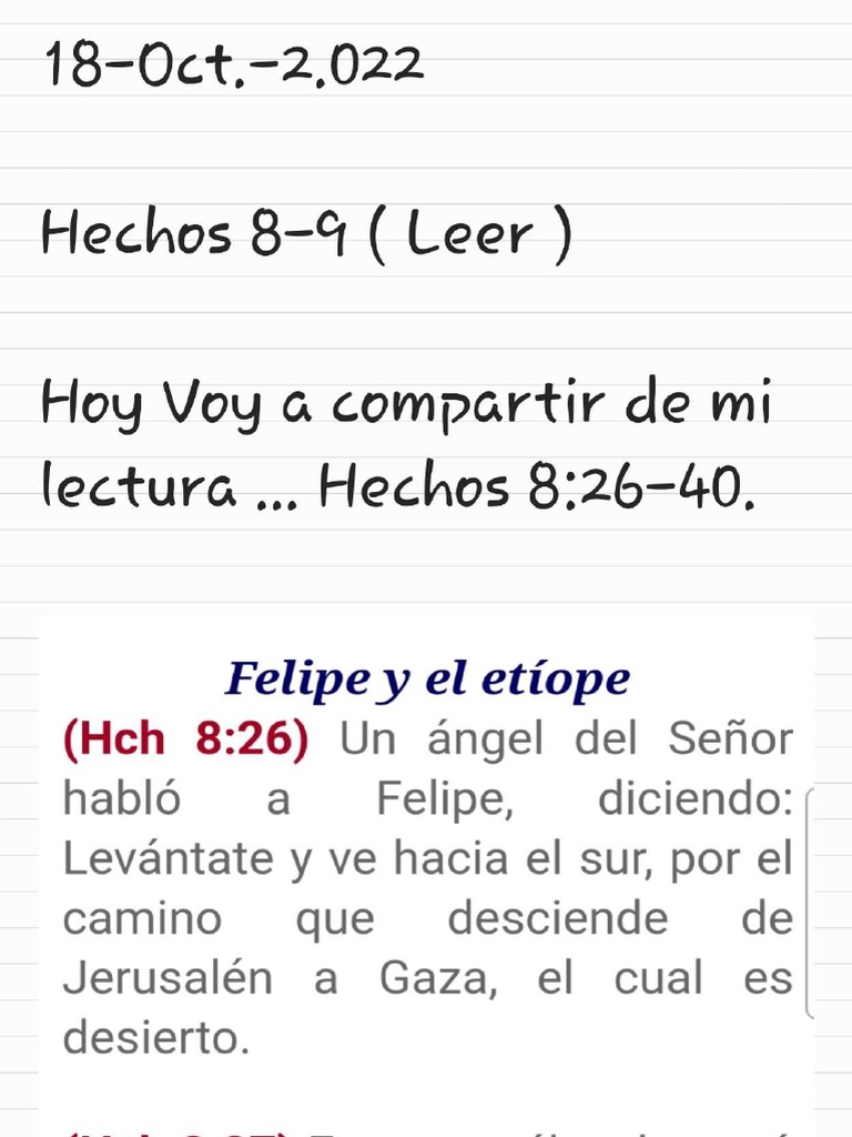 Hechos 8 | PDF