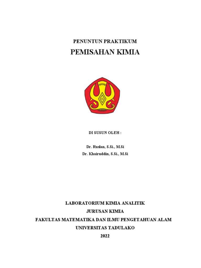 Penuntun Praktikum Pemisahan Kimia | PDF