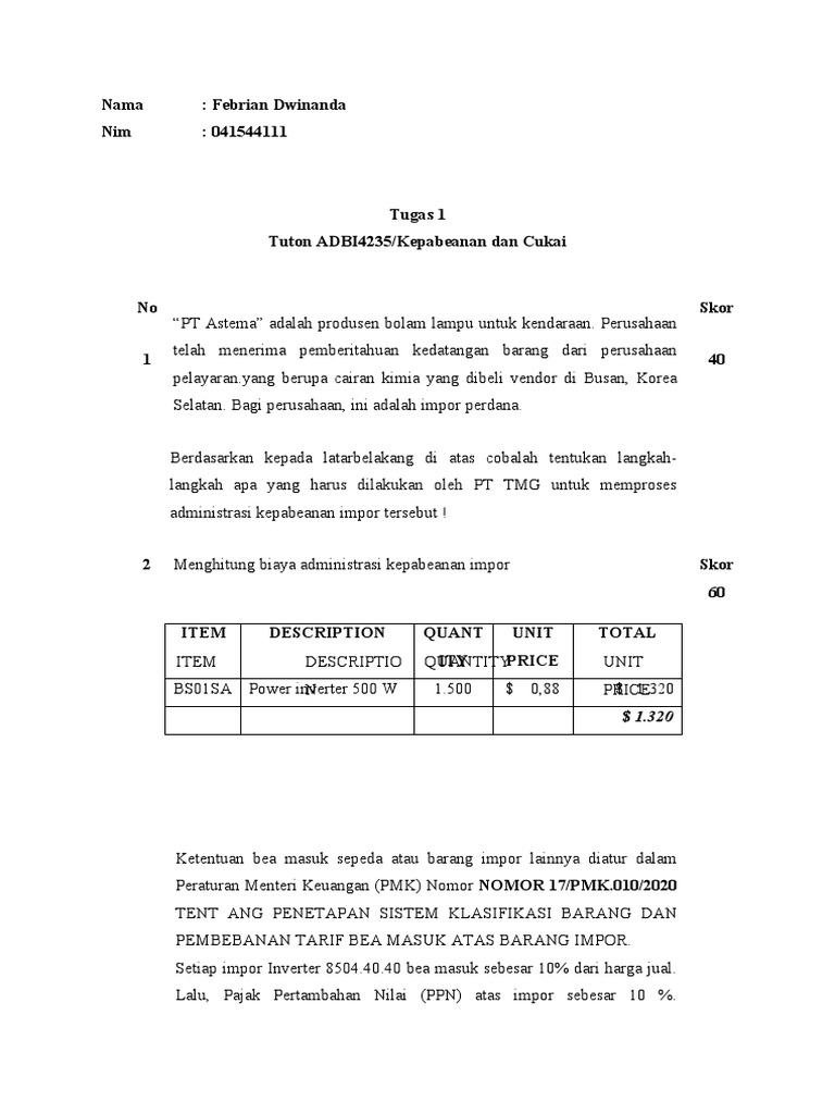 Tugas 1 - ADBI4235 - 2021.1 | PDF