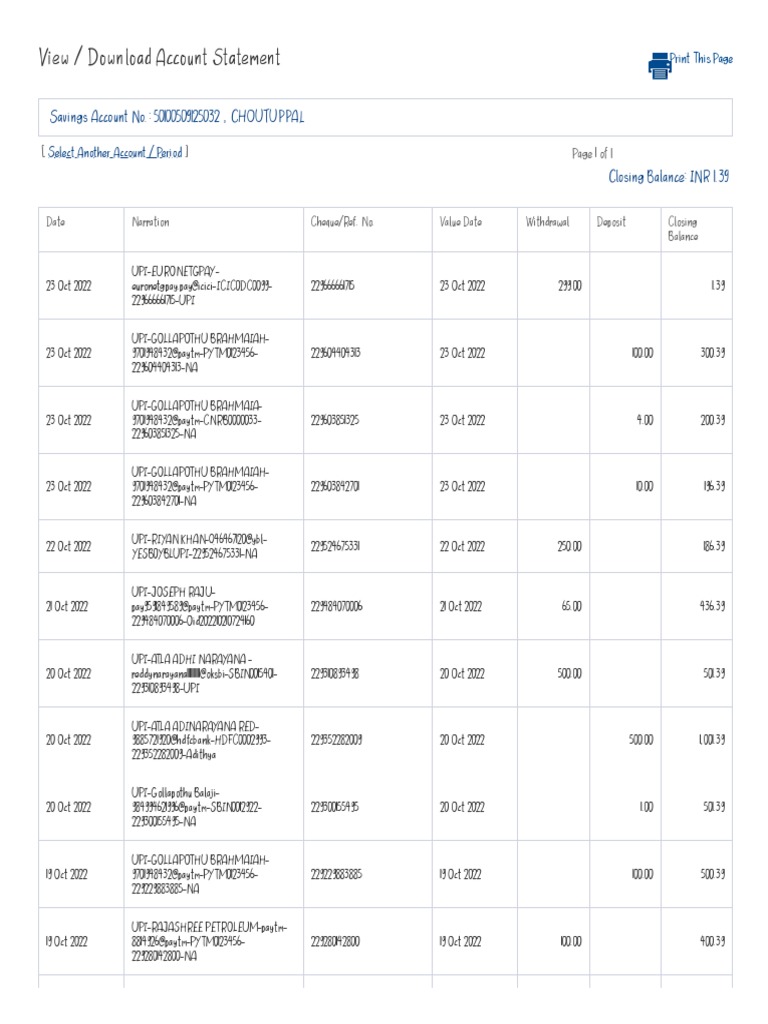 Welcome To HDFC Bank NetBanking | PDF