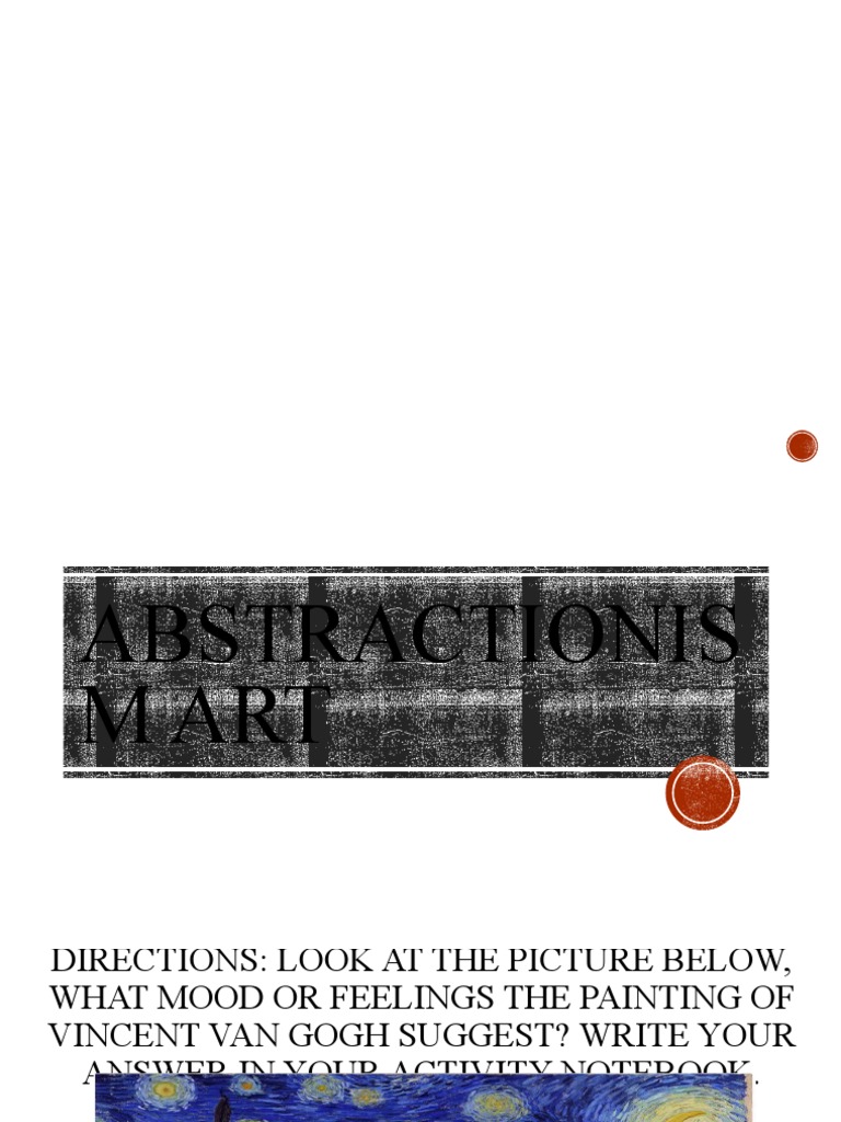 Abstractionism Art Week 3 Students | PDF | Abstract Art | Cubism