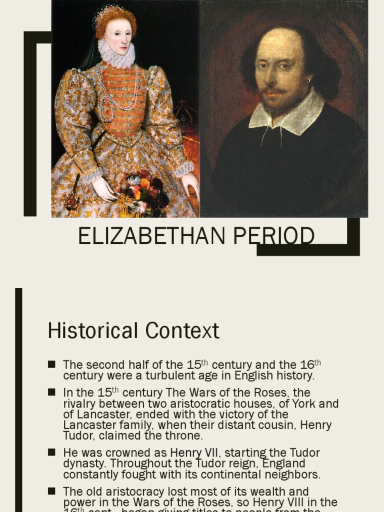 Elizabethan Period | PDF | Tragedy | Poetry