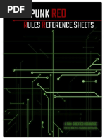 Cyberpunk Red Reference Sheets Fixed | PDF | Equipment | Firearms
