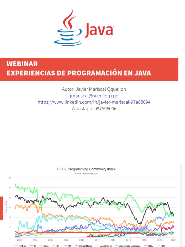 Webinar JAVA 01 | PDF | Java (lenguaje de programación) | Estructura de datos de matriz