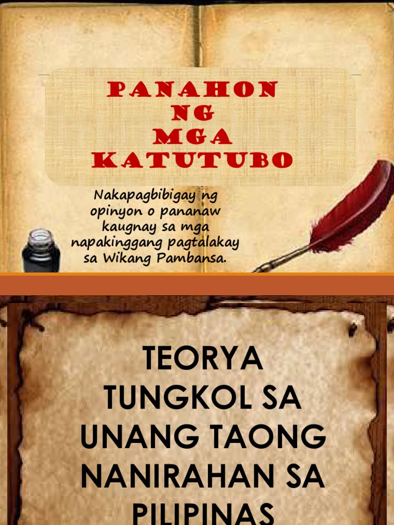 Panahon NG Mga Katutubo | PDF