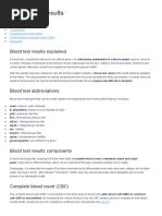 All Blood Test Name List PDF | PDF | Wellness