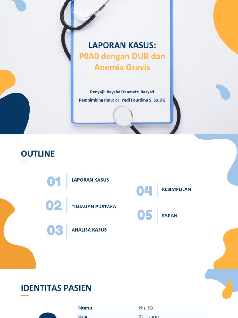 Laporan Kasus - Raysha Dhamatri - 1101027190 - Dub Anemia Gravis | PDF