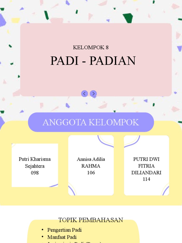 Padi - Padian Dan Hasil Olahannya | PDF