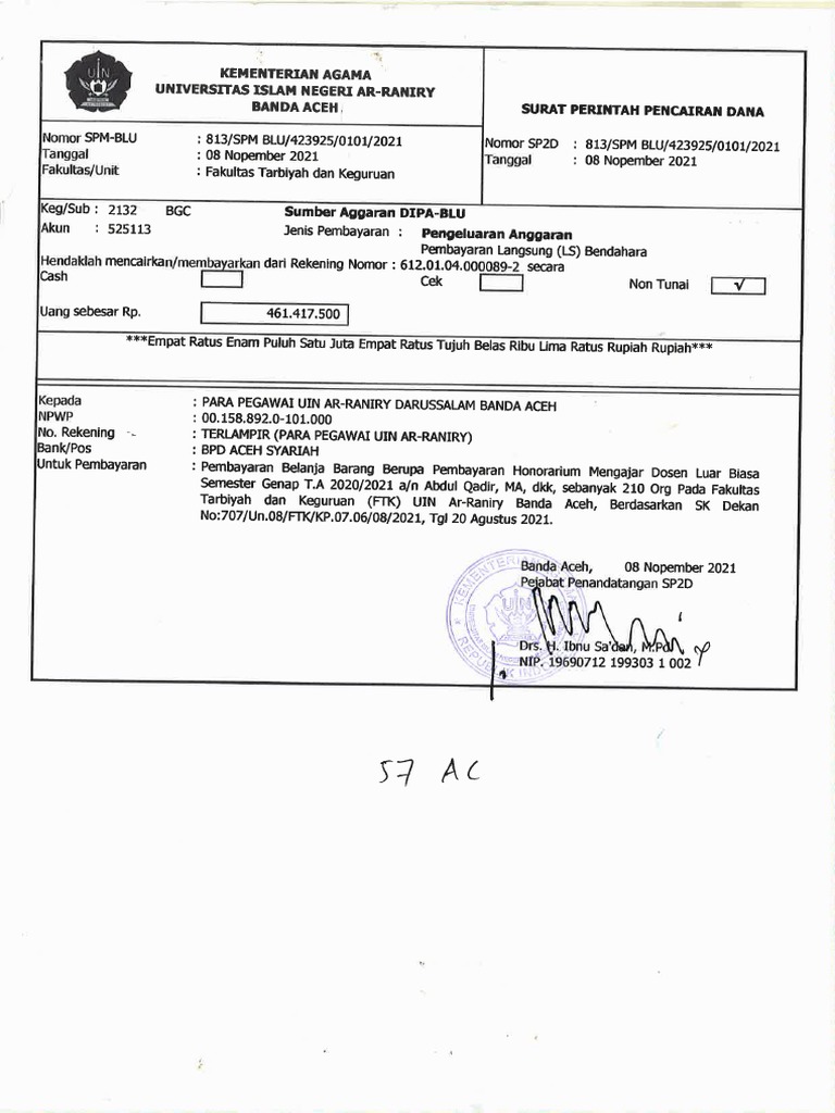 SPM Genap 2020 2021 | PDF