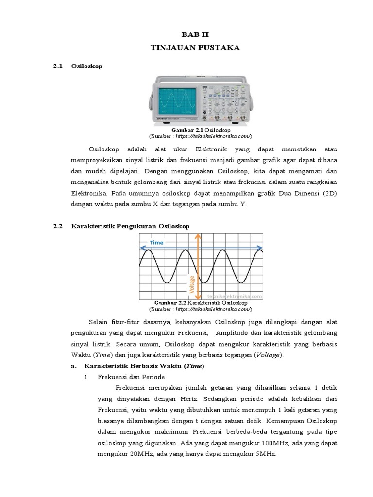 Osiloskop Function | PDF