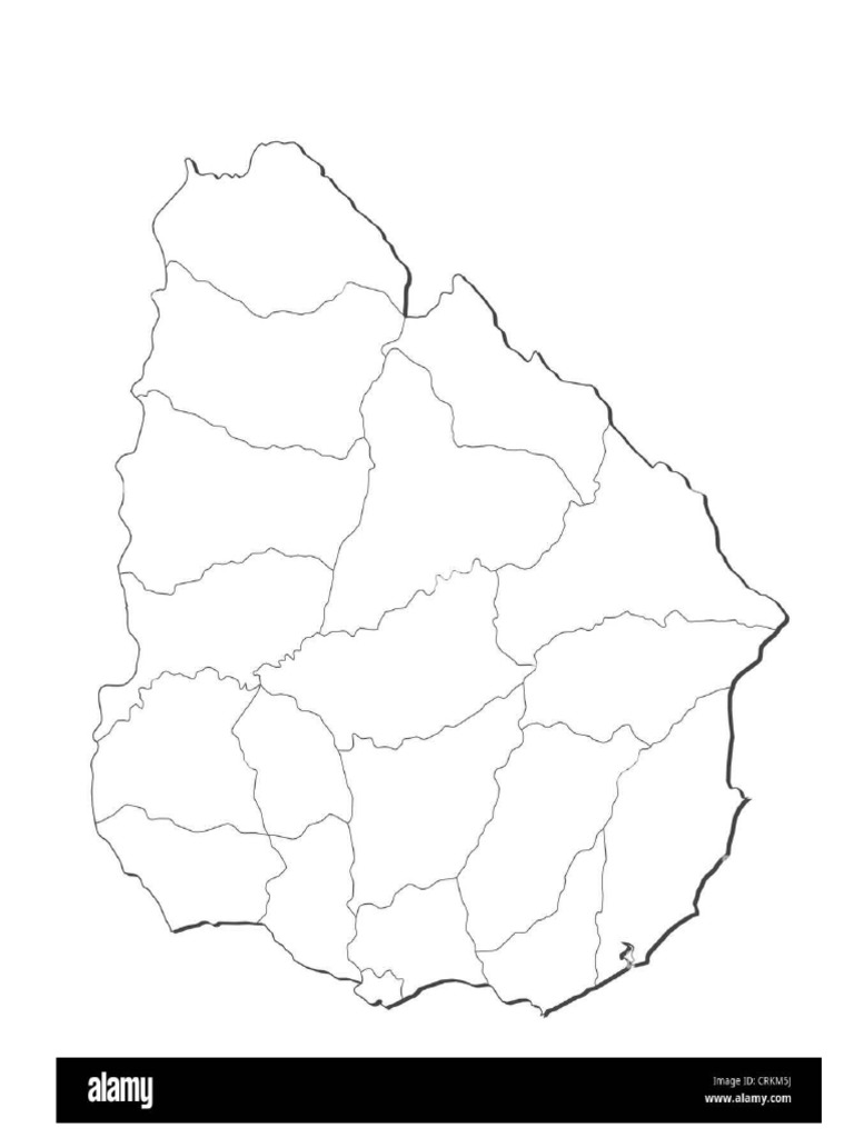 Mapa Mudo de Uruguay | PDF