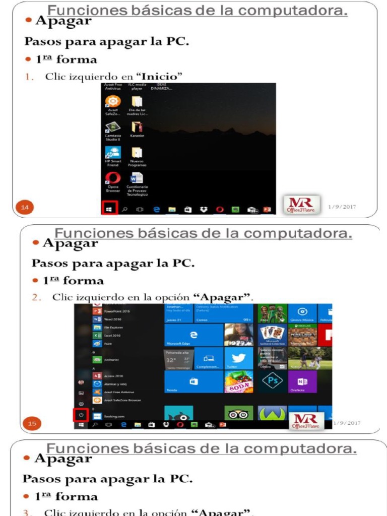 Como Apagar La PC | PDF
