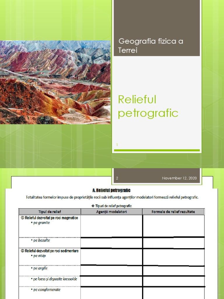 Relieful Petrografic | PDF