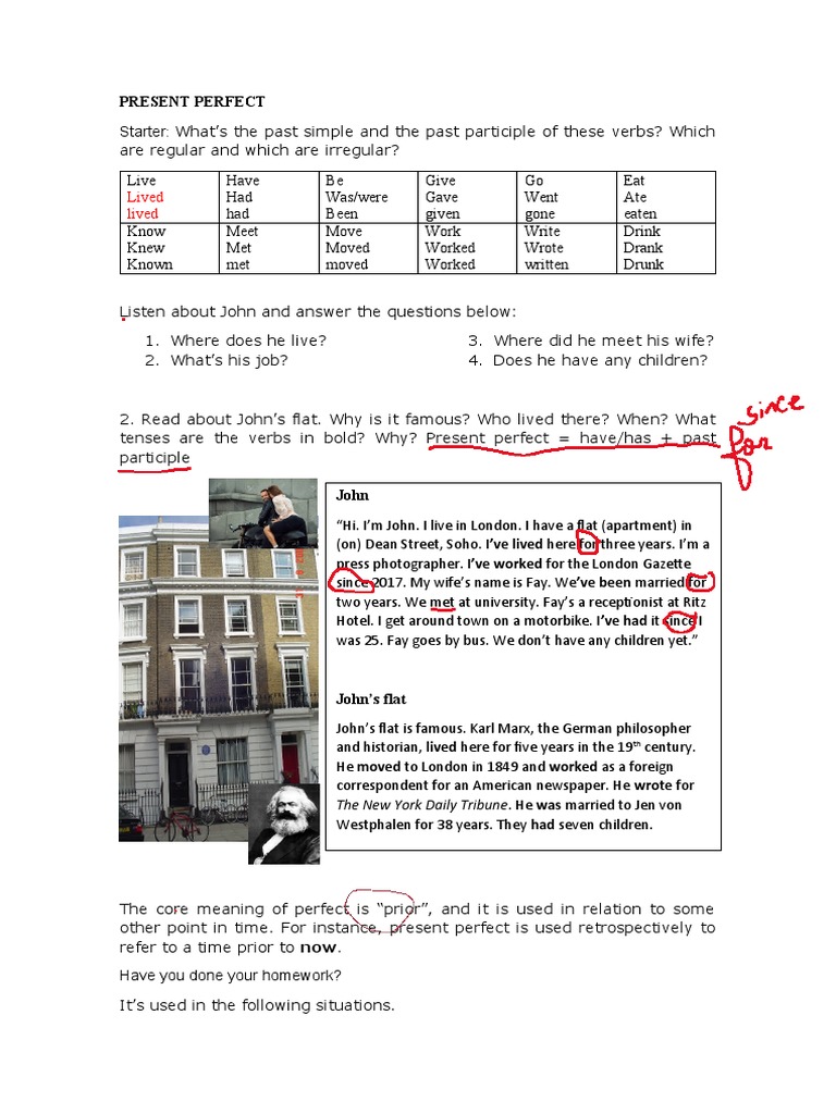 Understanding Present Perfect Tense | PDF | Language Mechanics | Grammar