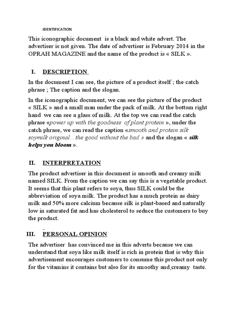 Iconographic Document (Advertiter Silk) | PDF