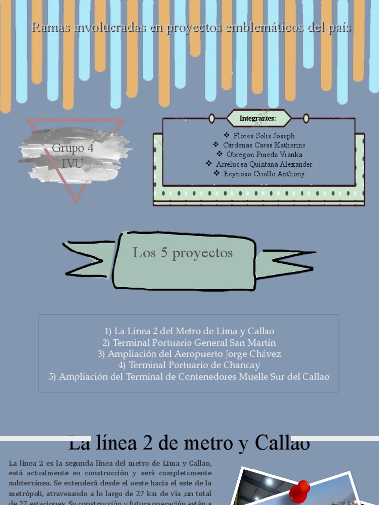 Mega Proyectos | PDF | Industrias de servicio | Transporte ferroviario de pasajeros