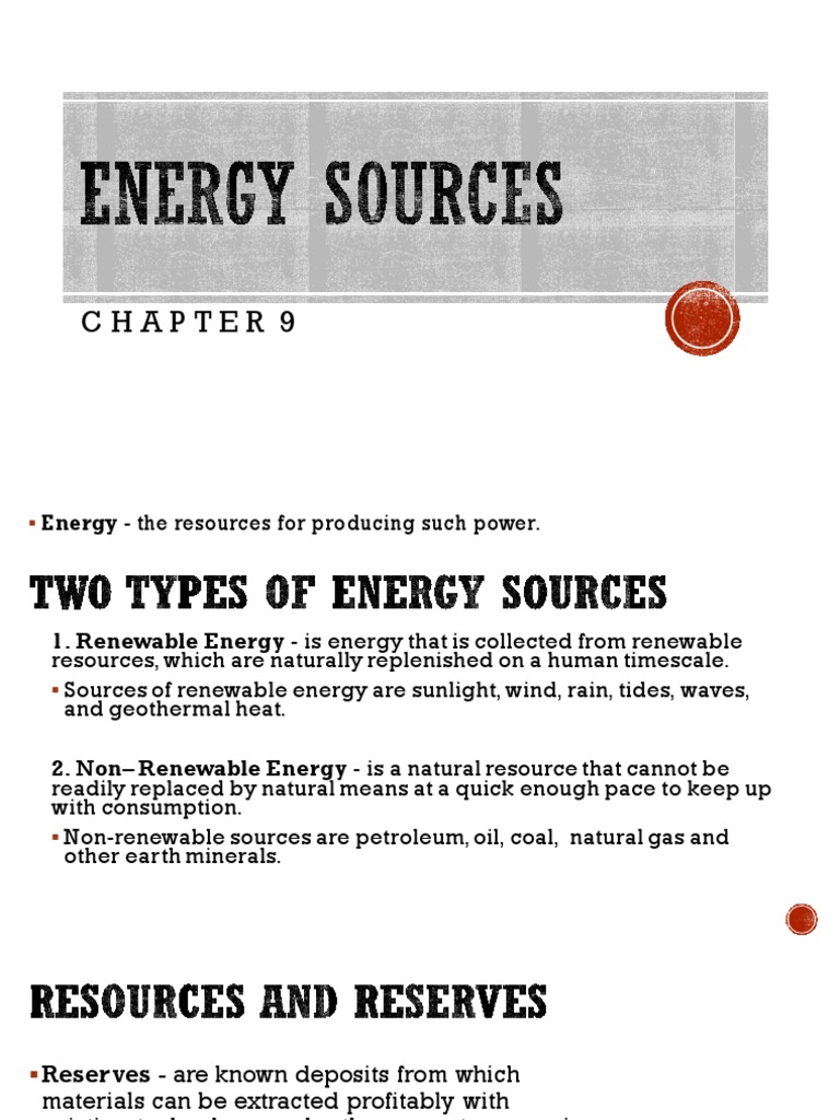 Renewable vs Non-Renewable Energy | PDF | Petroleum | Natural Gas