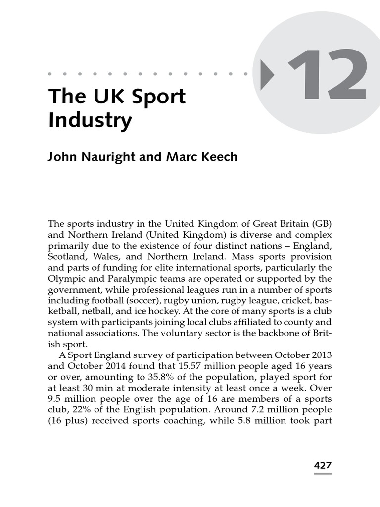 Structure of Sport in the UK | PDF | Scotland | United Kingdom