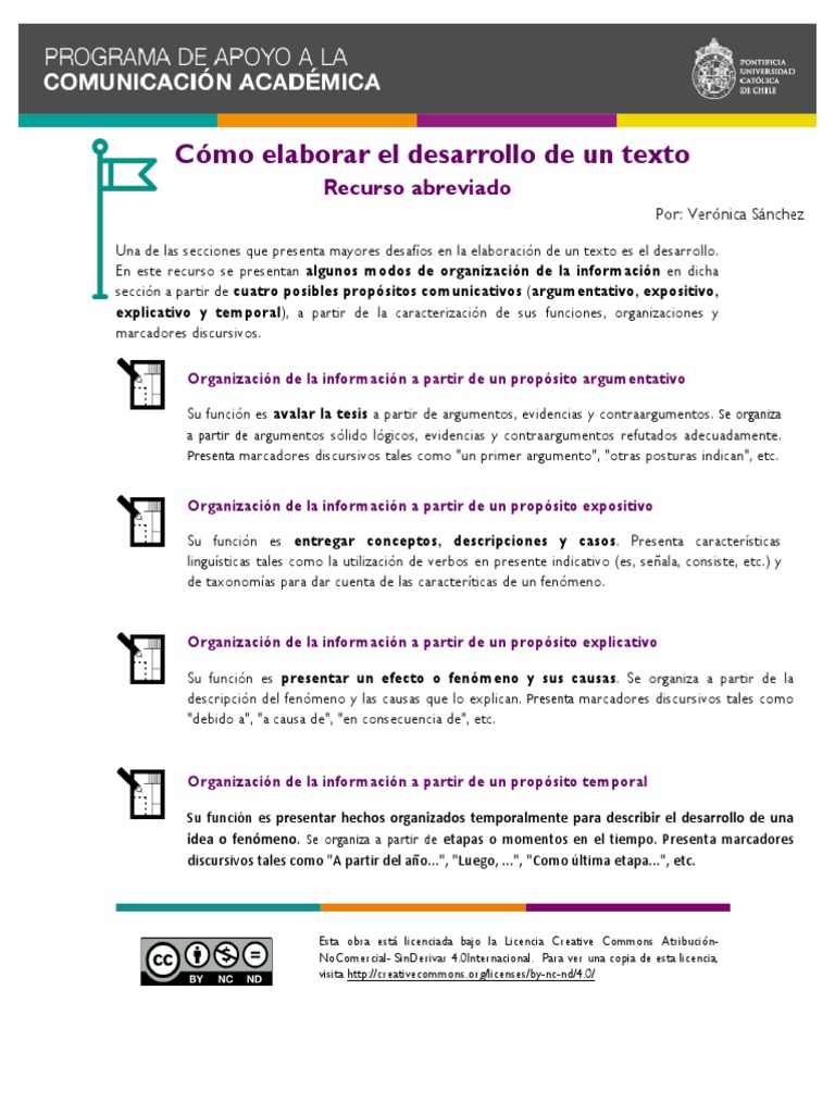 Cómo elaborar el desarrollo de un texto | PDF | Arte