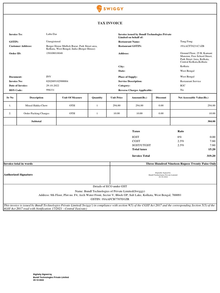 Taco 02 | PDF | Invoice | Economies