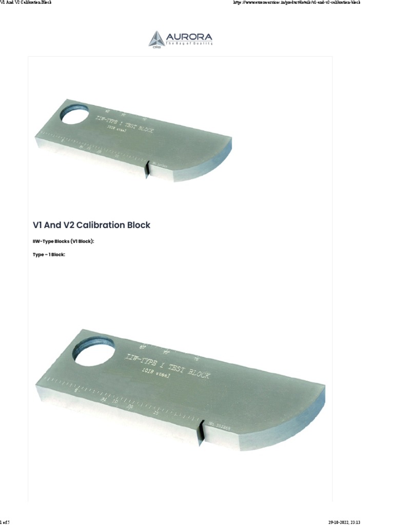 V1 and V2 Calibration Block | PDF | Industrial Processes | Chemistry