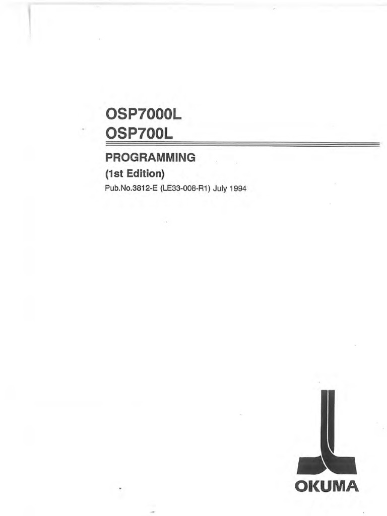 Okuma Manuals 1655 | PDF