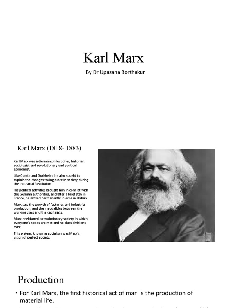Karl Marx | Download Free PDF | Marx's Theory Of Alienation | Social ...