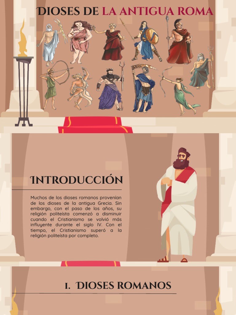 Dioses Romanos | PDF | Doce olímpicos | Religión Griega Antigua