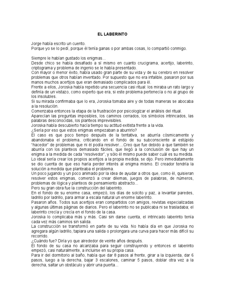 El Laberinto | PDF