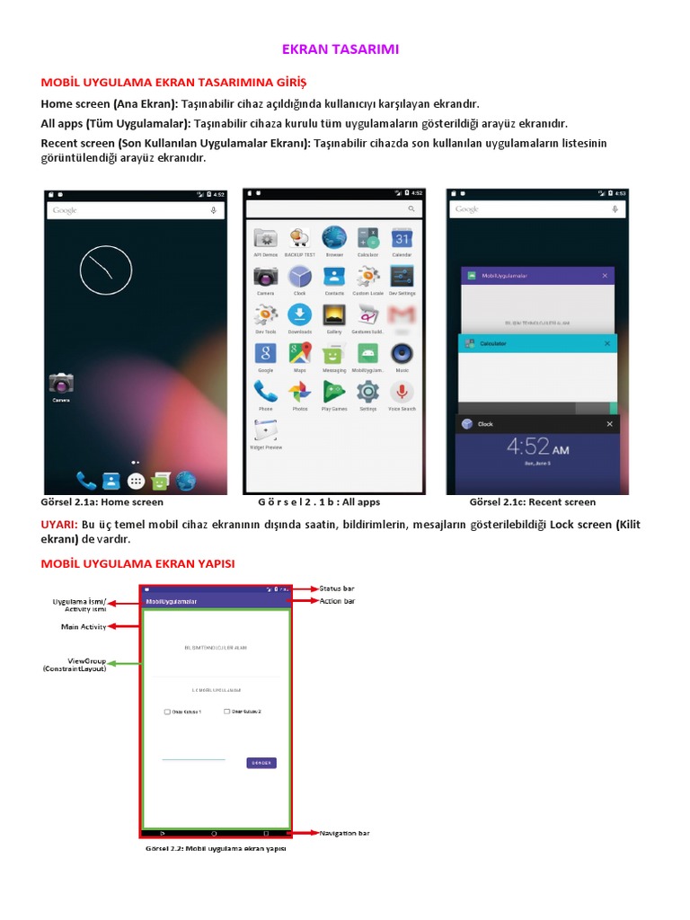 Ekran Tasarimi | PDF