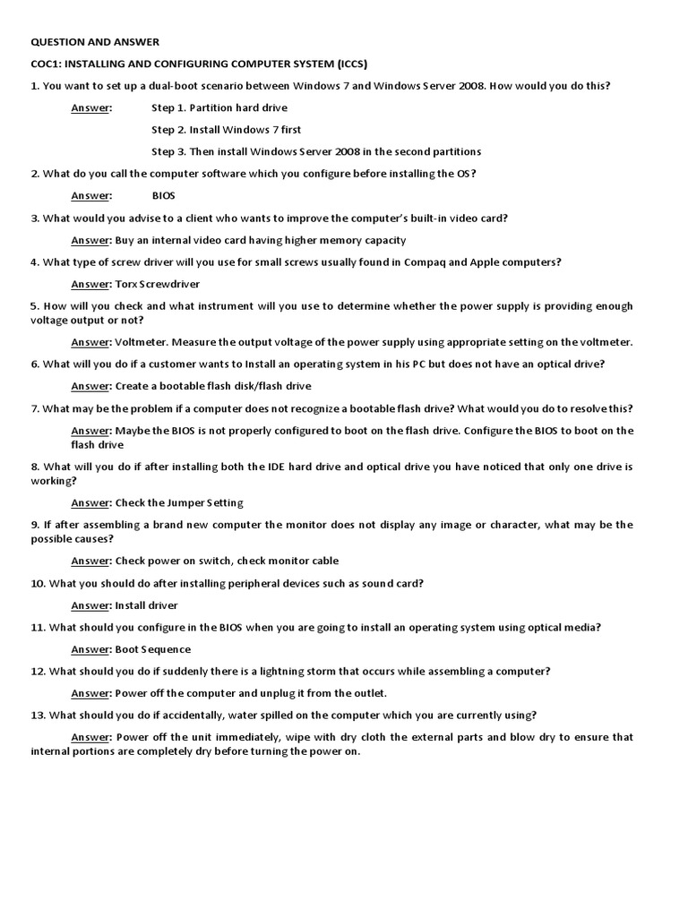 Coc 1 | PDF | Booting | Bios