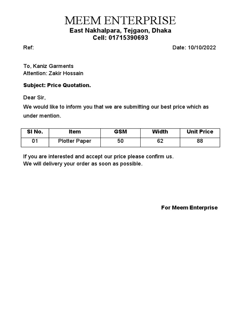 Meem Enterprise | PDF