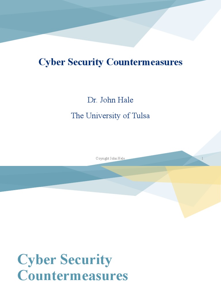Cyber Security Countermeasures | PDF | Security | Computer Security