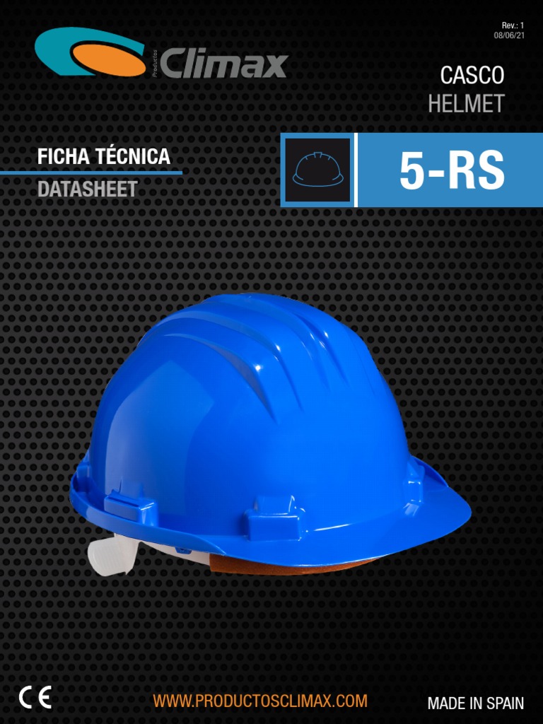 Ficha Técnica Cascos De Seguridad Pdf Tecnología