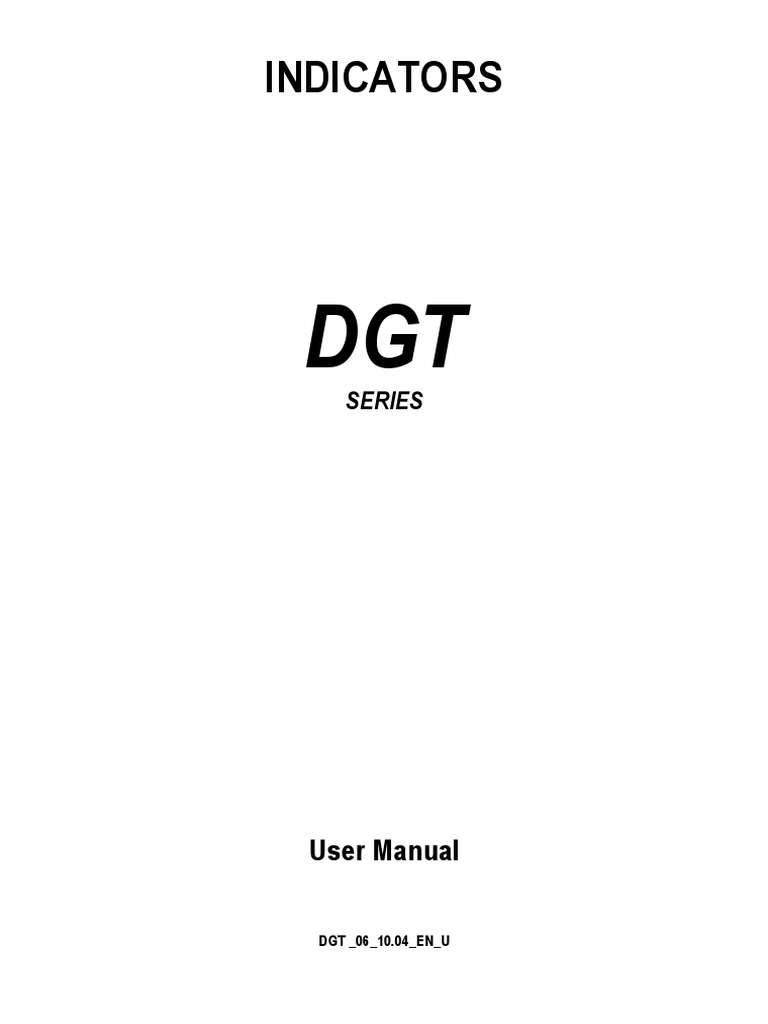 Manual DGT V2 ENG | PDF | Power Supply | Electrical Engineering