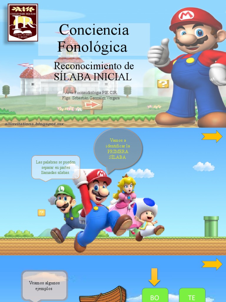 Conciencia Fonológica Sílaba Inicial CIR | PDF