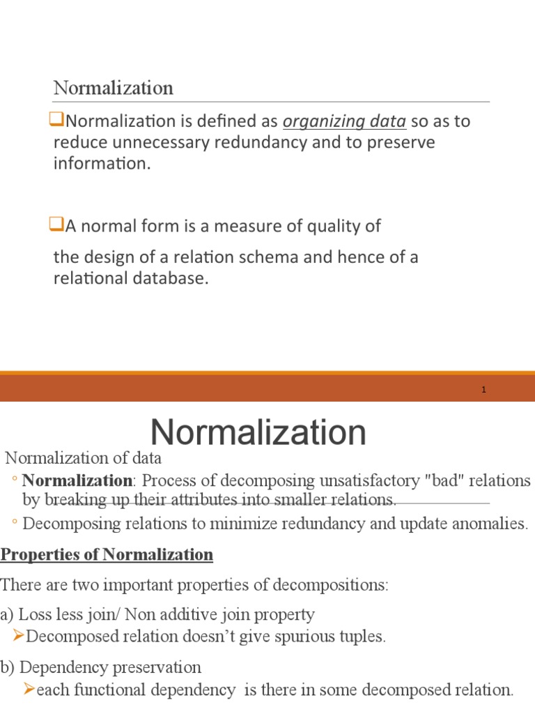Unit 2 Normalization 3 Pdf Data Model Computer Data